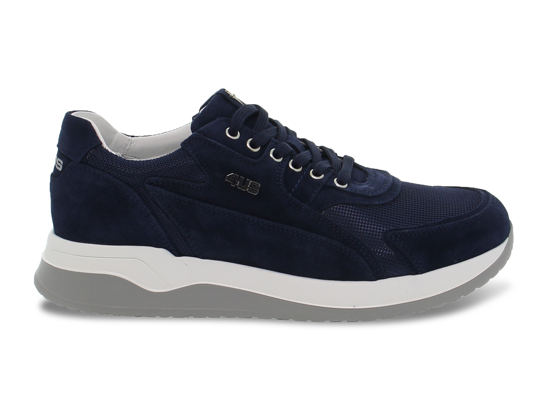 Sneakers Cesare Paciotti 4us CRICKET 4US in camoscio e nylon blu ...