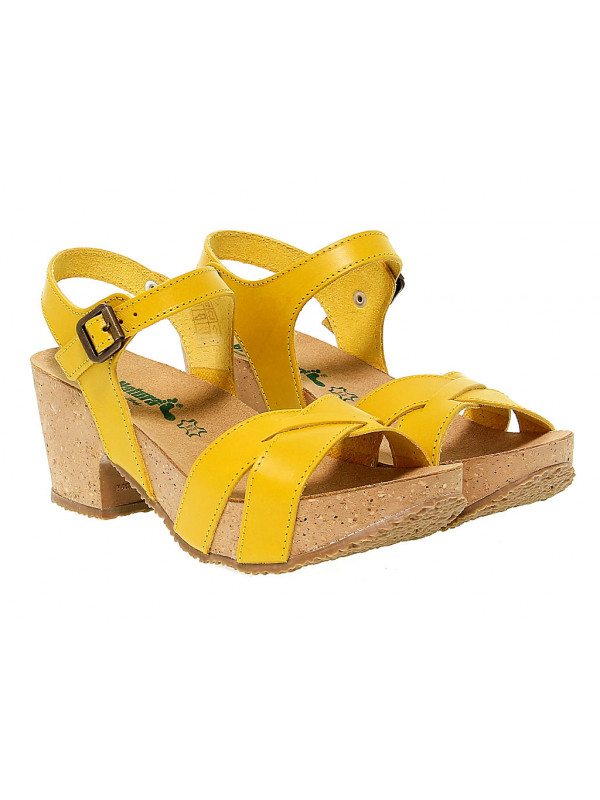 Heeled sandal Bionatura in leather - Guidi Calzature - Sales Spring ...