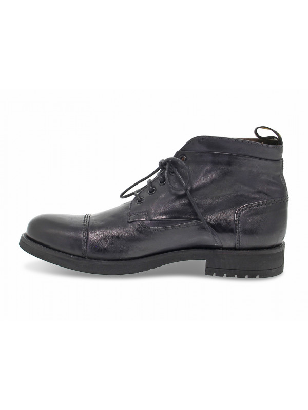 Ankle boot Jp David STILE INGLESE in anthracite leather - Guidi ...