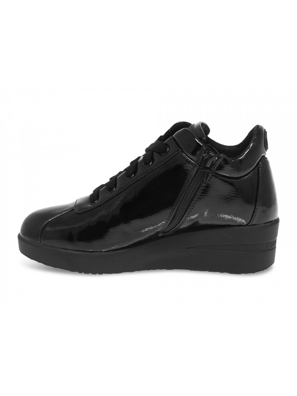 Sneakers Ruco Line AGILE in black paint - Guidi Calzature - Sales ...