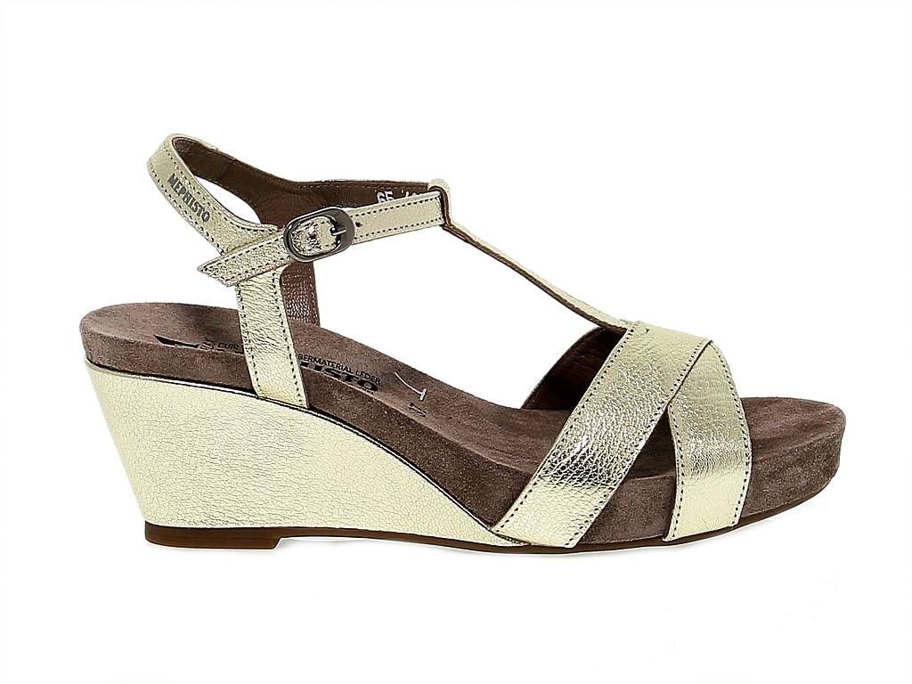 Heeled sandal Mephisto BATIDA in leather - Guidi Calzature - New ...